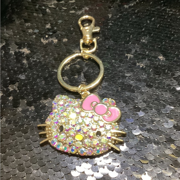 Hello Kitty | Accessories | Hello Kitty Sparkling Key Holder Pink And ...